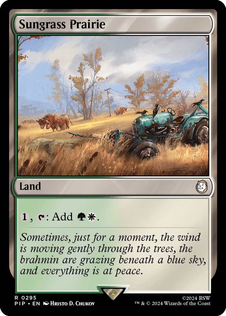 Sungrass Prairie - Universes Beyond: Fallout - Magic: The Gathering