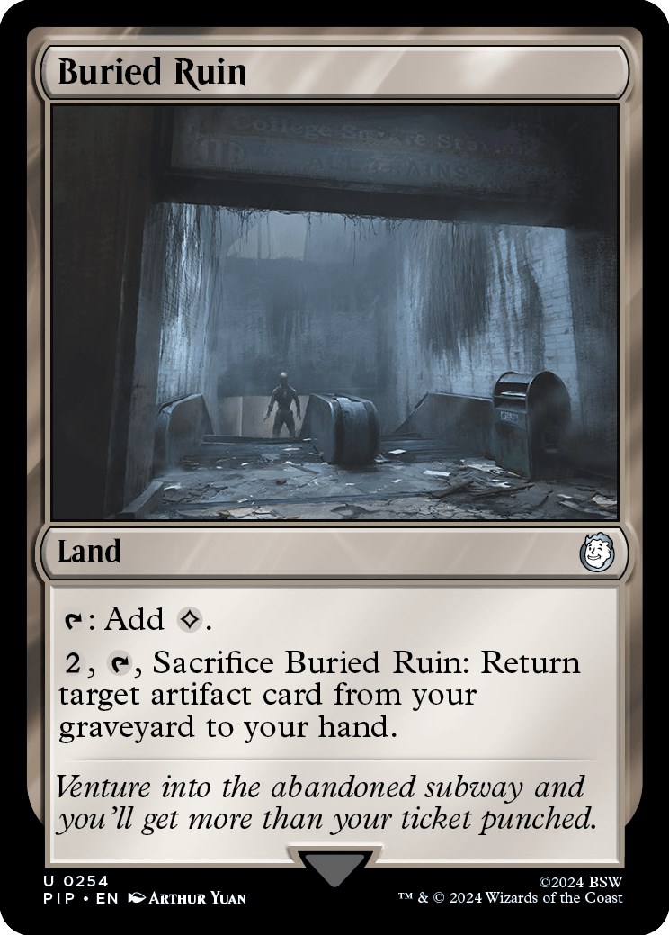 Buried Ruin - Universes Beyond: Fallout - Magic: The Gathering
