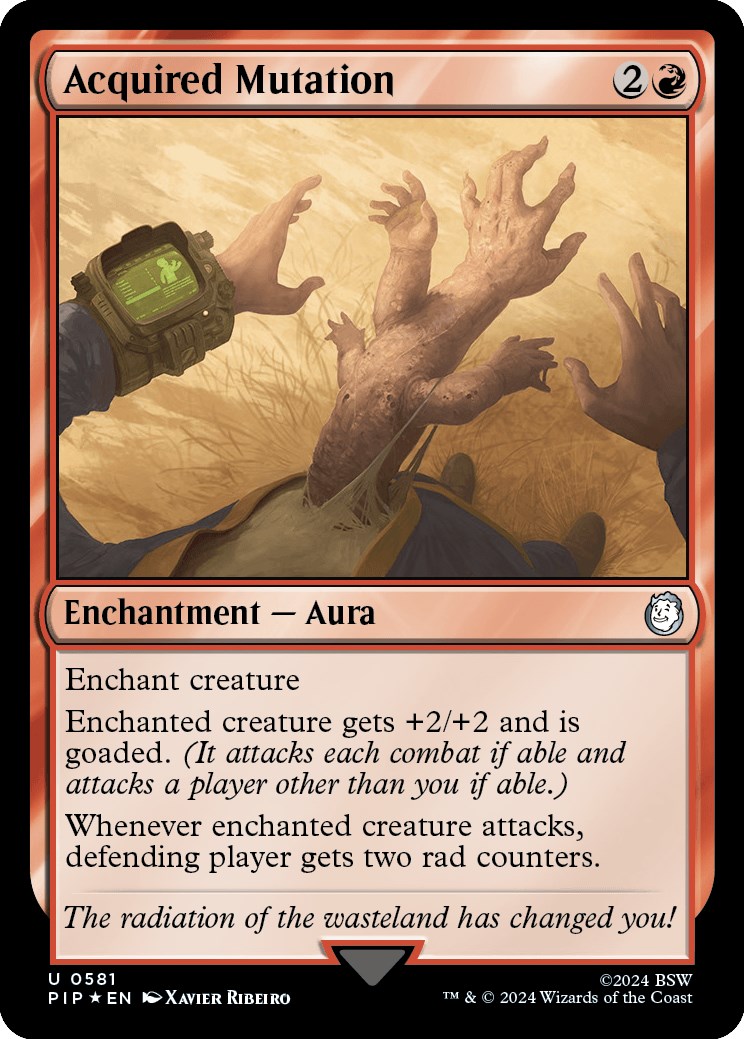 Acquired Mutation (Surge Foil) - Universes Beyond: Fallout - Magic: The Gathering