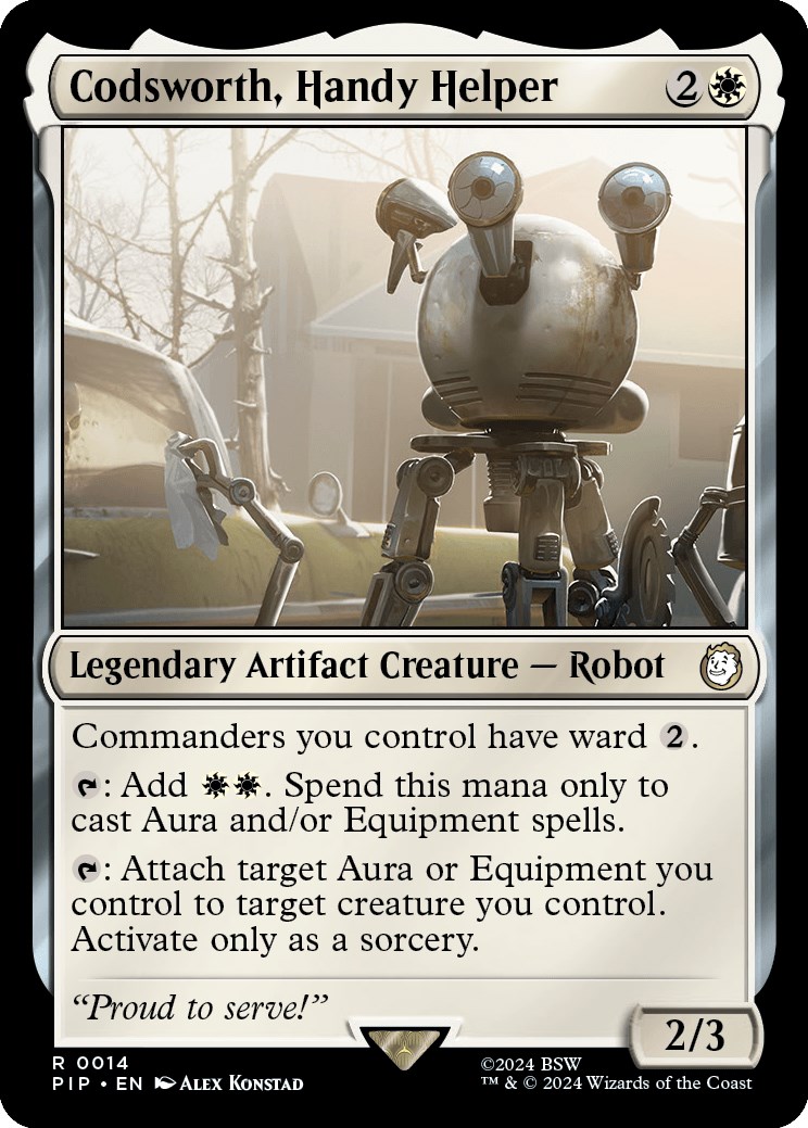 Codsworth, Handy Helper - Universes Beyond: Fallout - Magic: The Gathering