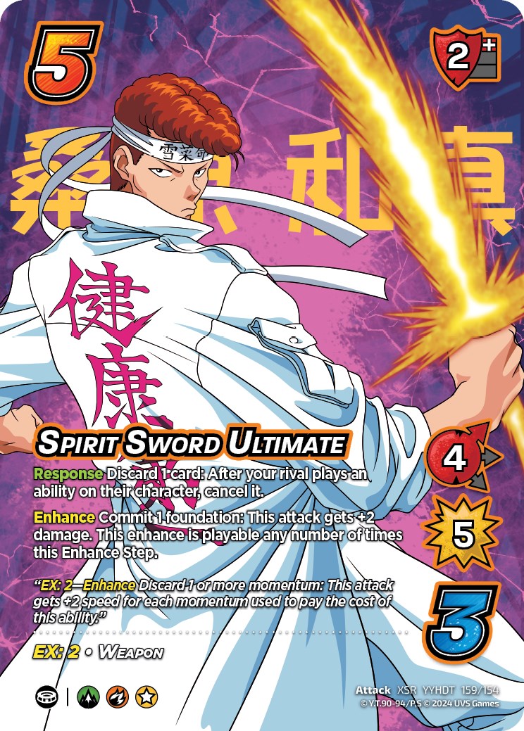 Spirit Sword Ultimate (XSR) - Yu Yu Hakusho: Dark Tournament - UniVersus