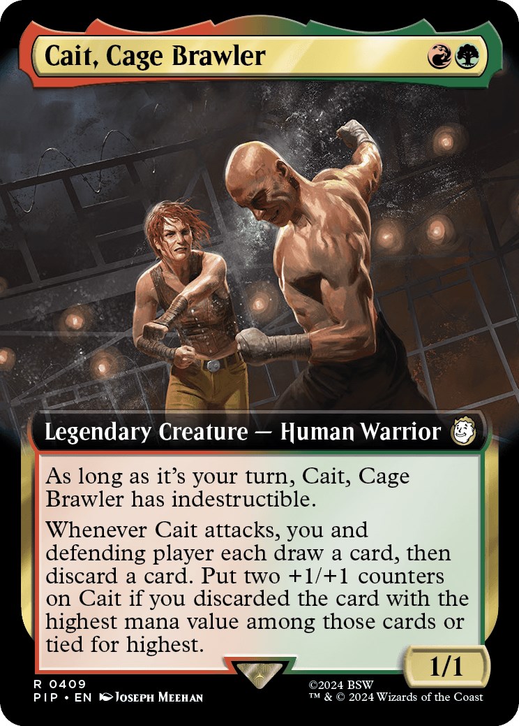 Cait, Cage Brawler (Extended Art) - Universes Beyond: Fallout - Magic ...