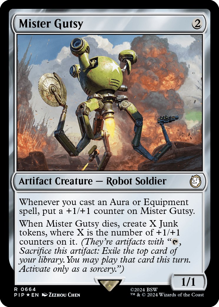 Mister Gutsy (Surge Foil) - Universes Beyond: Fallout - Magic: The ...