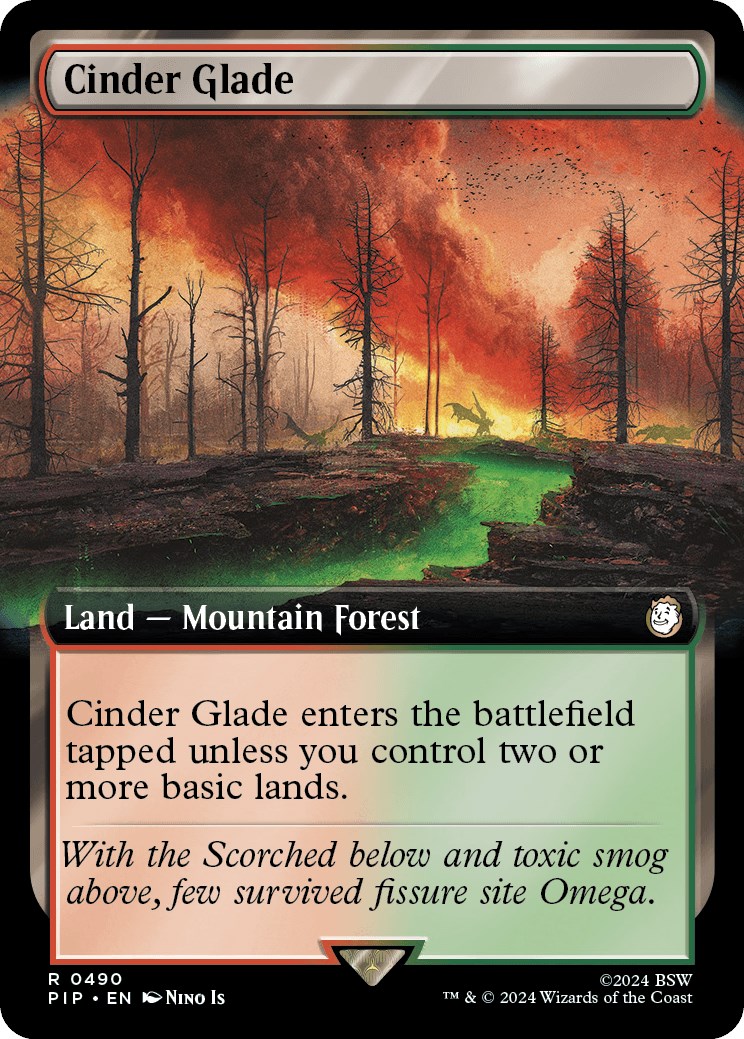 Cinder Glade (Extended Art) - Universes Beyond: Fallout - Magic: The ...