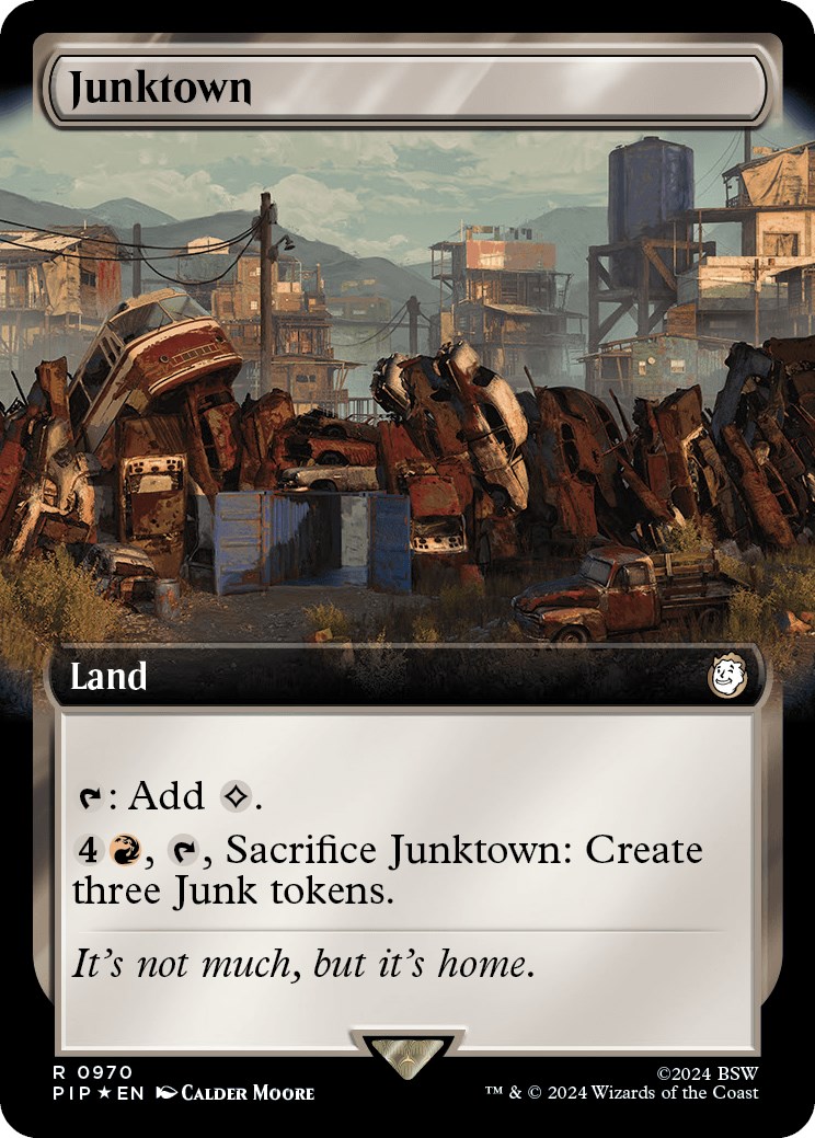 Junktown (Extended Art) (Surge Foil) - Universes Beyond: Fallout ...