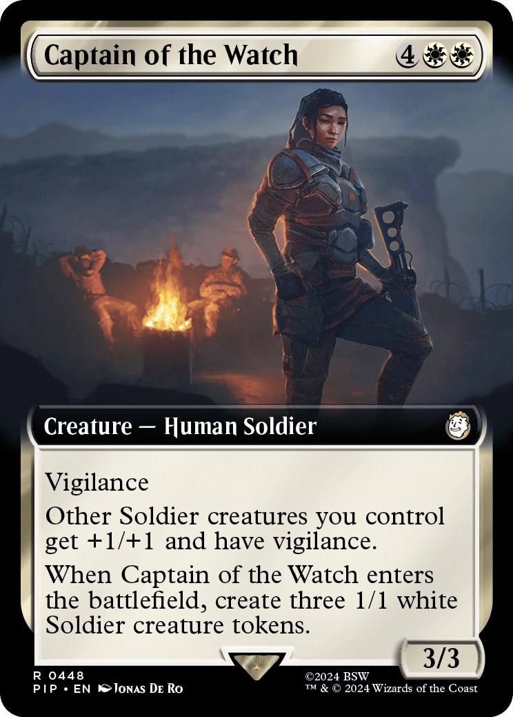 Captain of the Watch (Extended Art) - Universes Beyond: Fallout - Magic ...
