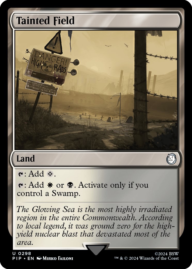 Tainted Field - Universes Beyond: Fallout - Magic: The Gathering