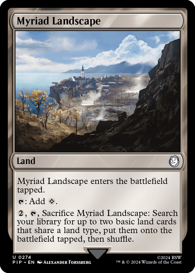 Myriad Landscape - Universes Beyond: Fallout - Magic: The Gathering