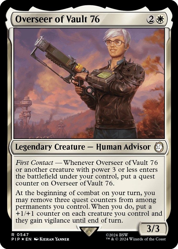Overseer of Vault 76 (Surge Foil) - Universes Beyond: Fallout - Magic ...
