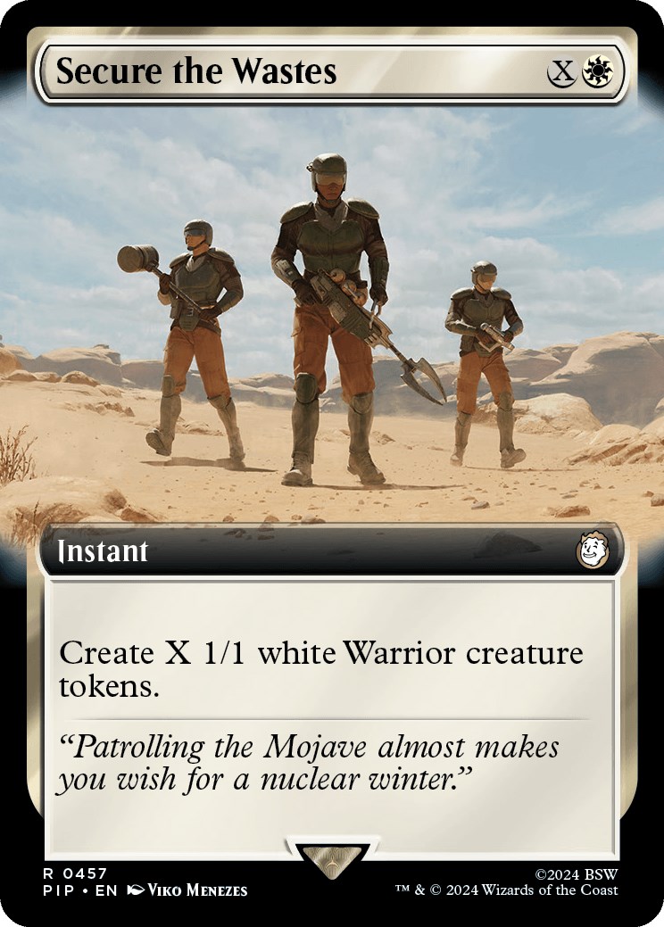 Secure the Wastes (Extended Art) - Universes Beyond: Fallout - Magic ...