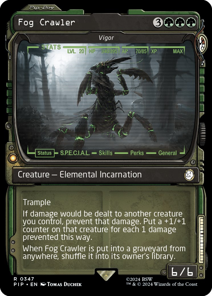 Fog Crawler Vigor Showcase Universes Beyond Fallout Magic The