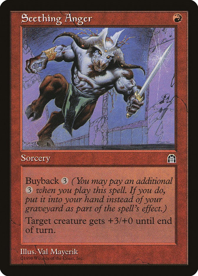 Seething Anger - Stronghold - Magic: The Gathering