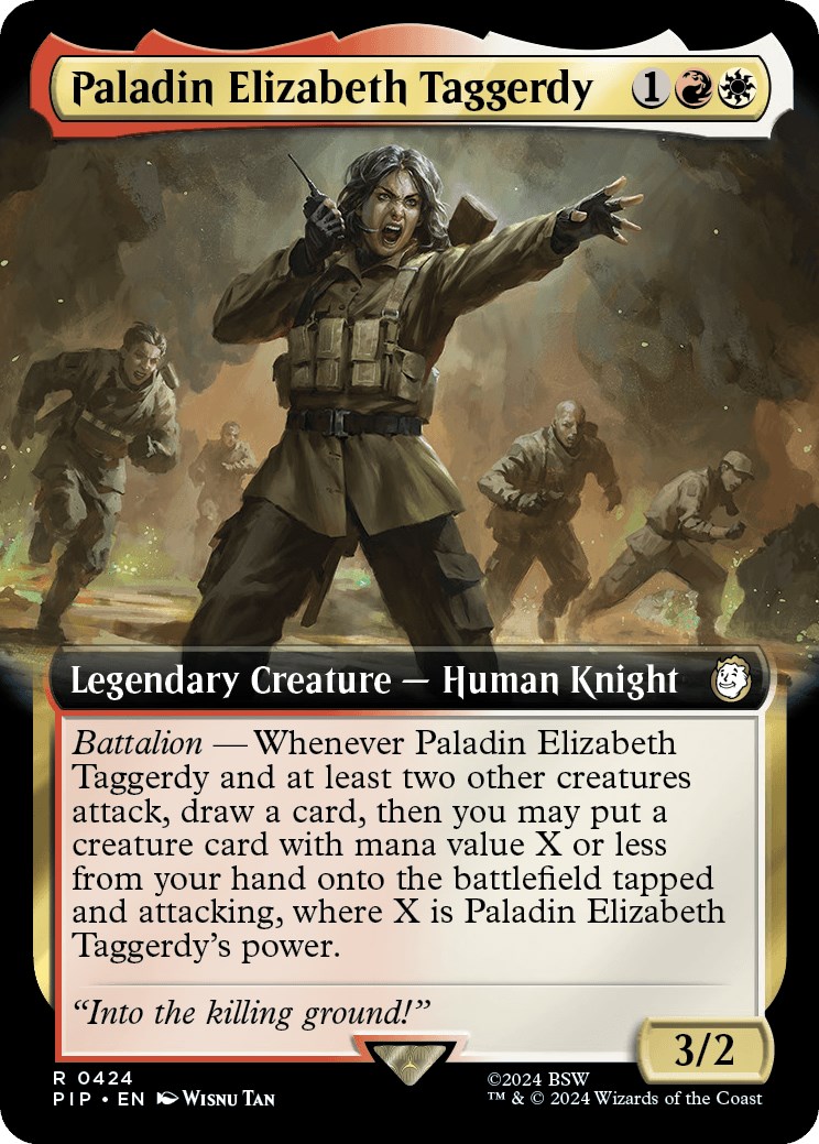Paladin Elizabeth Taggerdy (Extended Art) - Universes Beyond: Fallout ...
