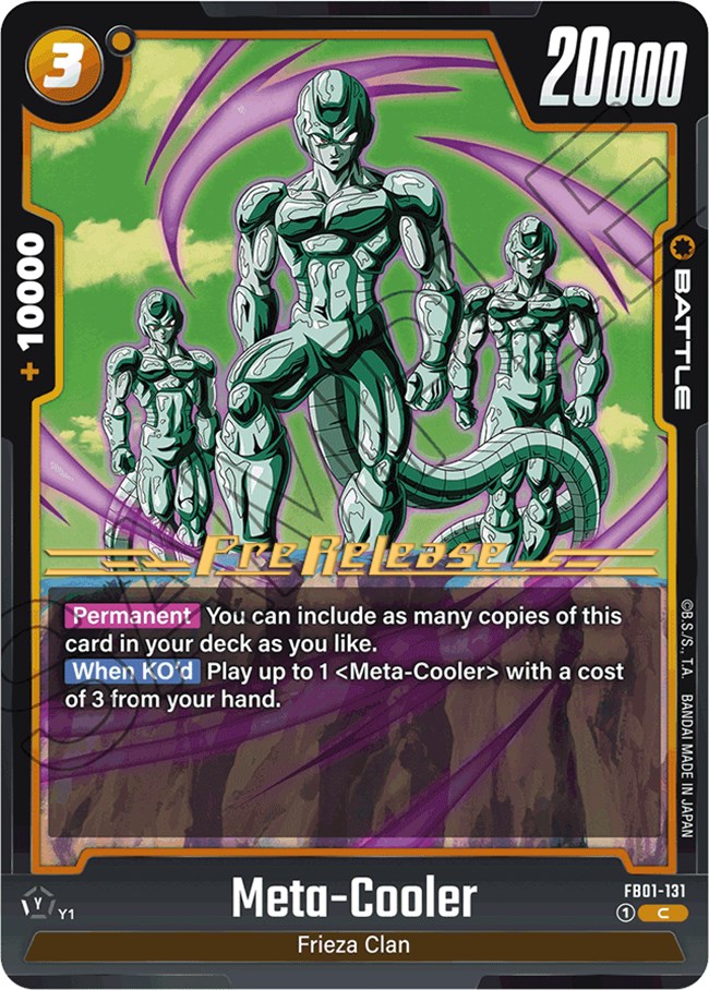 Meta-Cooler - Awakened Pulse Pre-Release Cards - Dragon Ball Super ...