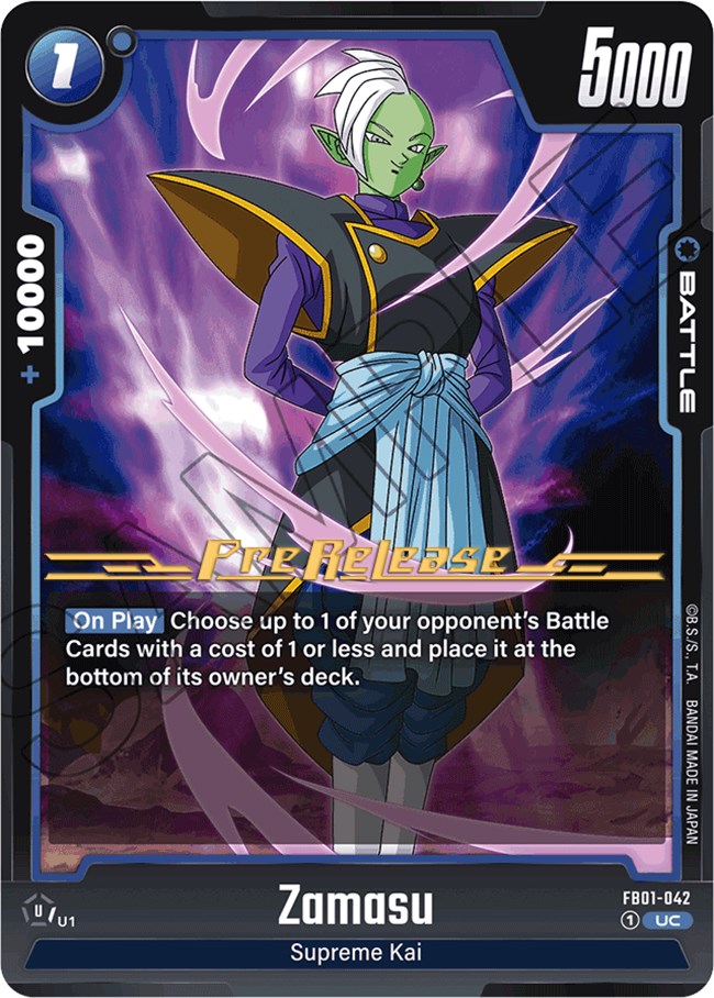 Zamasu - FB01-042 - Awakened Pulse Pre-Release Cards - Dragon Ball ...