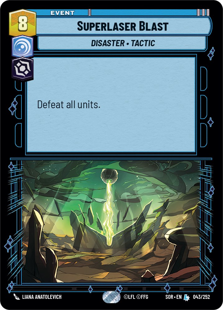 Superlaser Blast - Spark of Rebellion - Star Wars: Unlimited