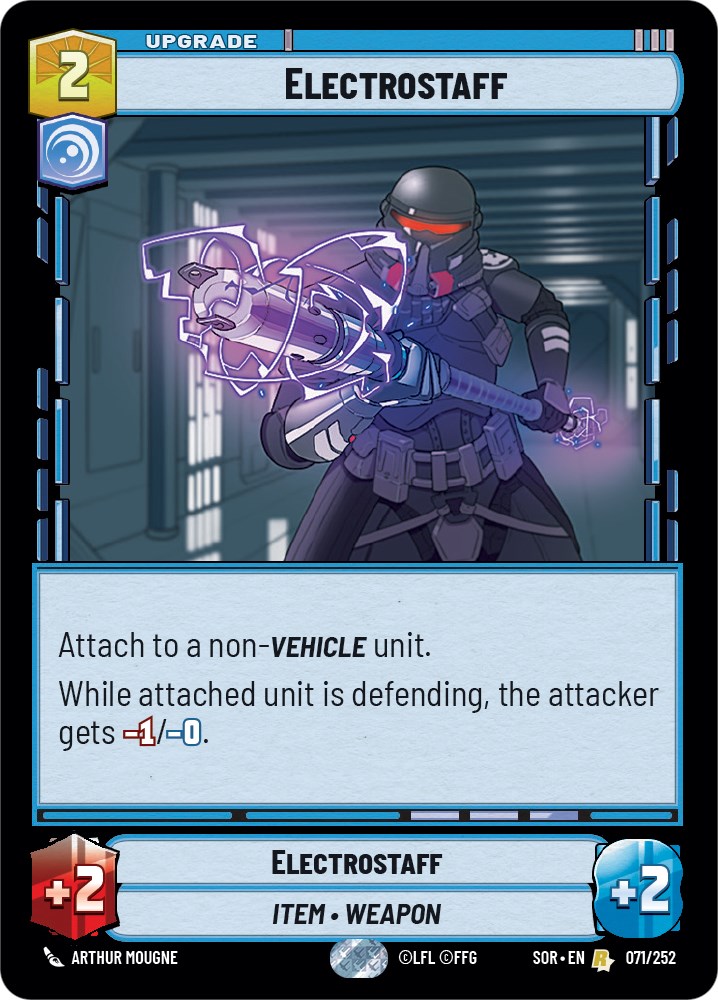 Electrostaff - Spark of Rebellion - Star Wars: Unlimited