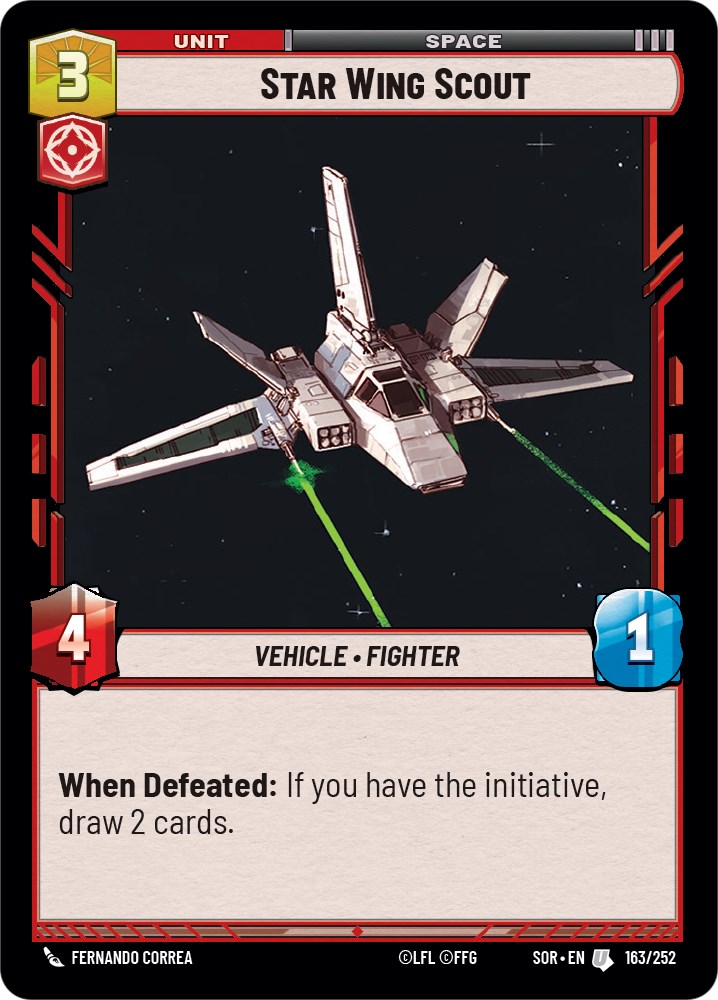 Star Wing Scout - Spark of Rebellion - Star Wars: Unlimited
