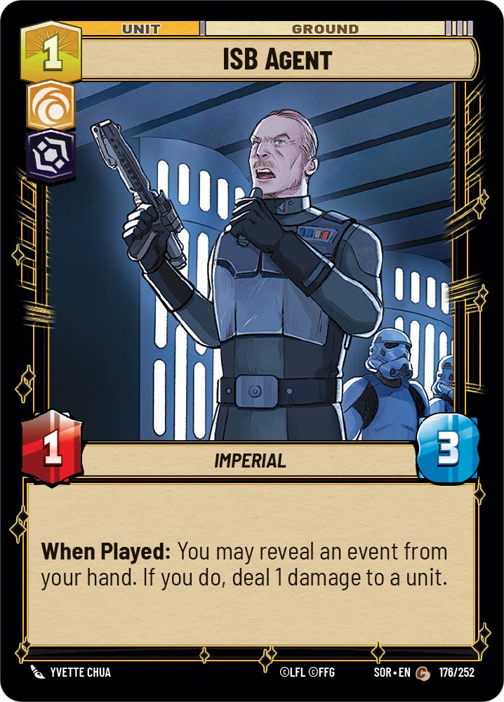 ISB Agent - Spark of Rebellion - Star Wars: Unlimited