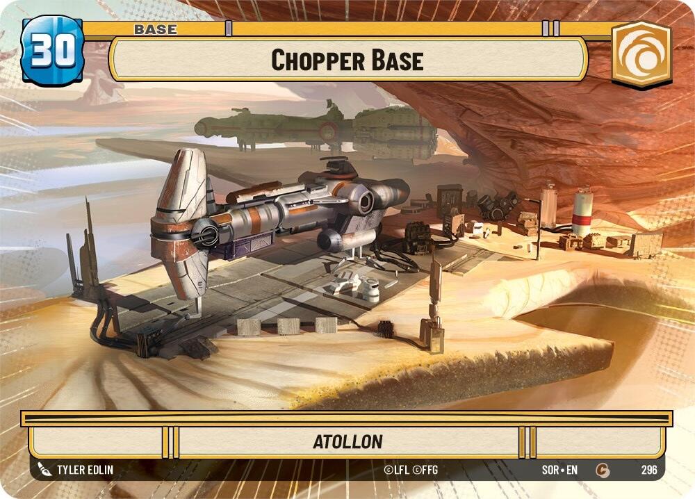 Chopper Base (Hyperspace) - Spark of Rebellion - Star Wars: Unlimited