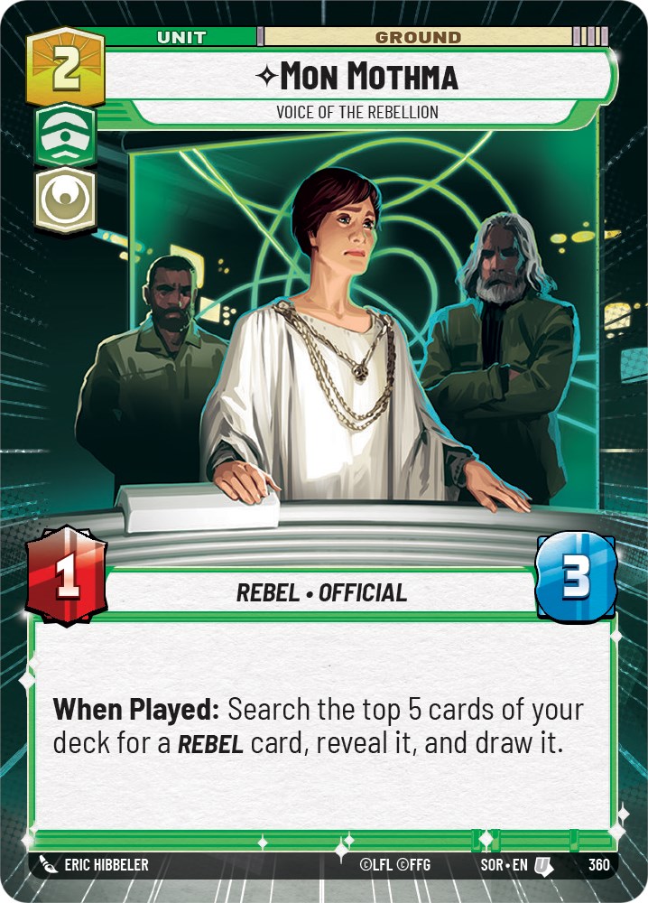 Mon Mothma - Voice of the Rebellion (Hyperspace) - Spark of Rebellion ...