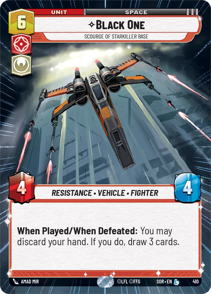Black One - Scourge of Starkiller Base (Hyperspace) - Spark of Rebellion - Star Wars: Unlimited