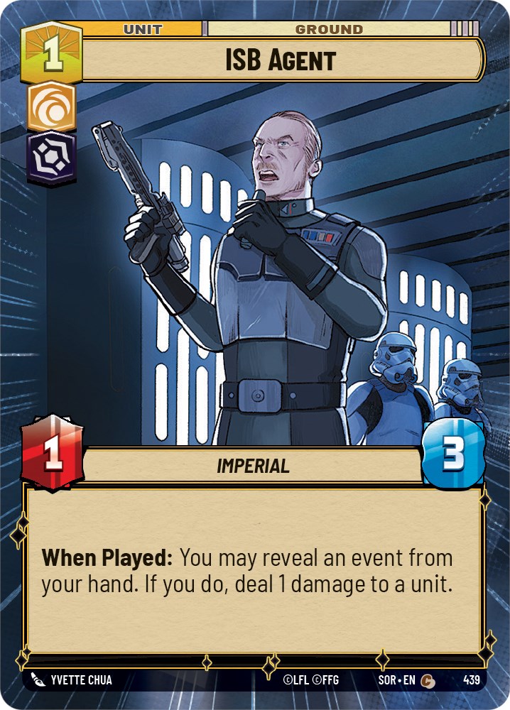ISB Agent (Hyperspace) - Spark of Rebellion - Star Wars: Unlimited