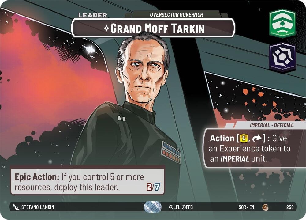 Grand Moff Tarkin - Oversector Governor (Showcase) - Spark of Rebellion ...