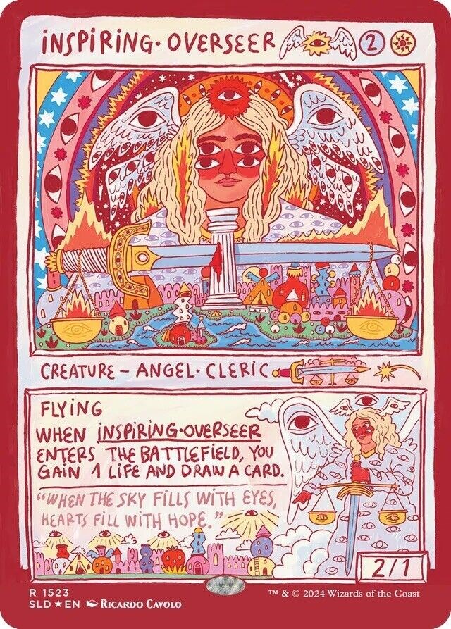 Inspiring Overseer (Rainbow Foil) - Secret Lair Drop Series - Magic ...