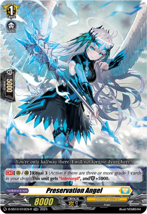 Preservation Angel (TDR) - D-SS10: Special Series 10 Stride Deckset -Luard- - Cardfight Vanguard