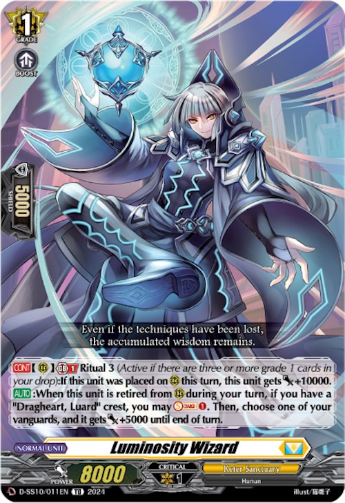 Luminosity Wizard - D-SS10: Special Series 10 Stride Deckset -Luard- - Cardfight Vanguard