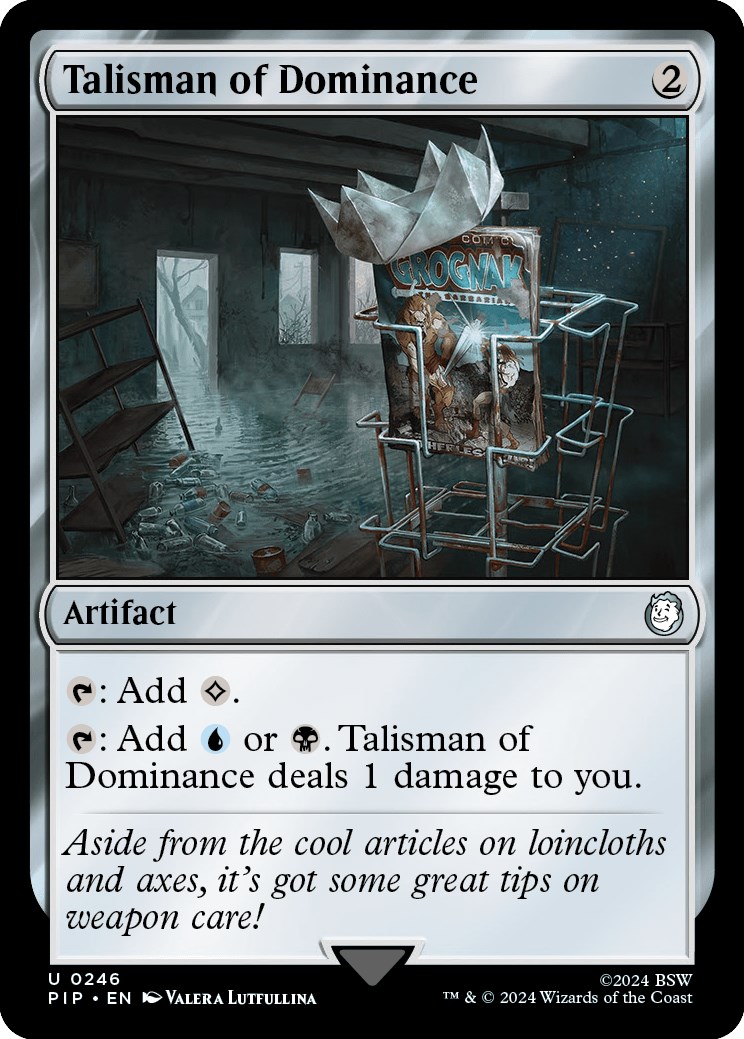 Talisman of Dominance - Universes Beyond: Fallout - Magic: The Gathering