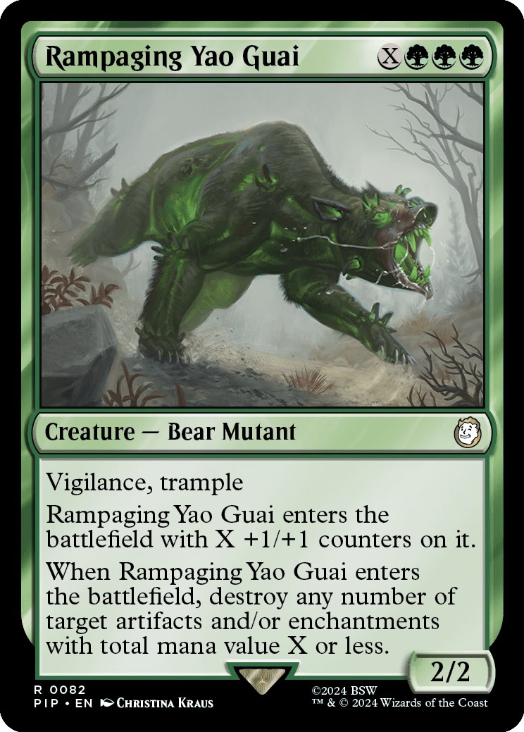 Rampaging Yao Guai - Universes Beyond: Fallout - Magic: The Gathering