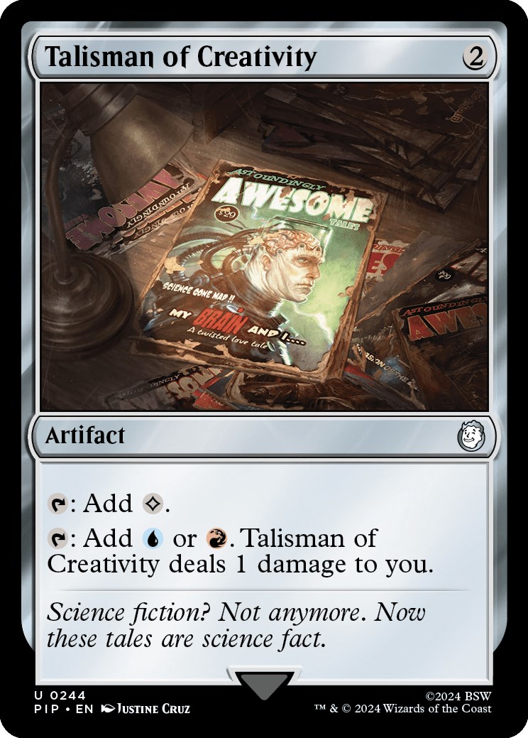 Talisman of Creativity - Universes Beyond: Fallout - Magic: The Gathering