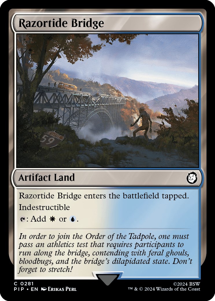 Razortide Bridge - Universes Beyond: Fallout - Magic: The Gathering