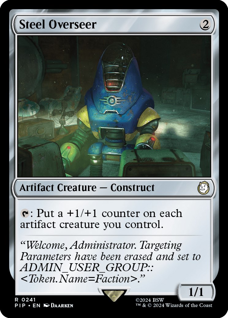 Steel Overseer - Universes Beyond: Fallout - Magic: The Gathering