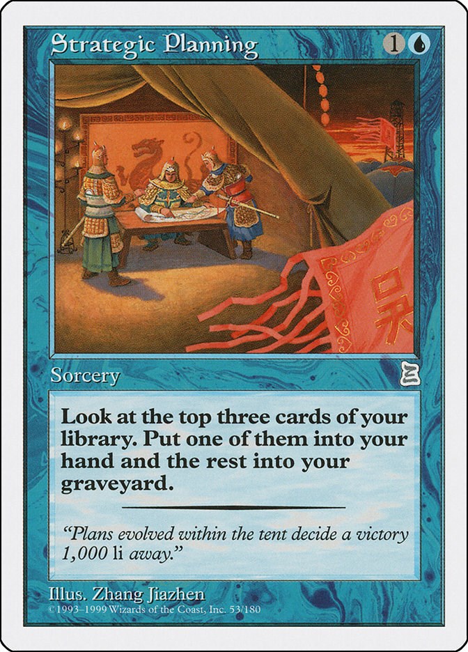 Strategic Planning - Portal Three Kingdoms - Magic: The Gathering
