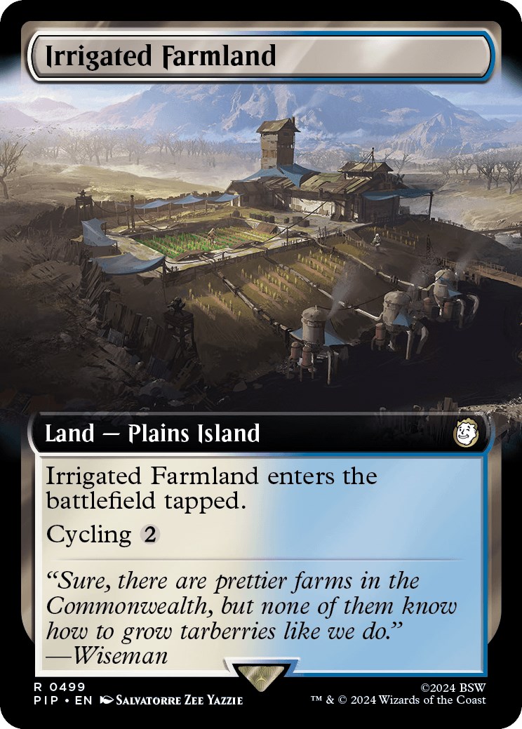 Irrigated Farmland (Extended Art) - Universes Beyond: Fallout - Magic ...