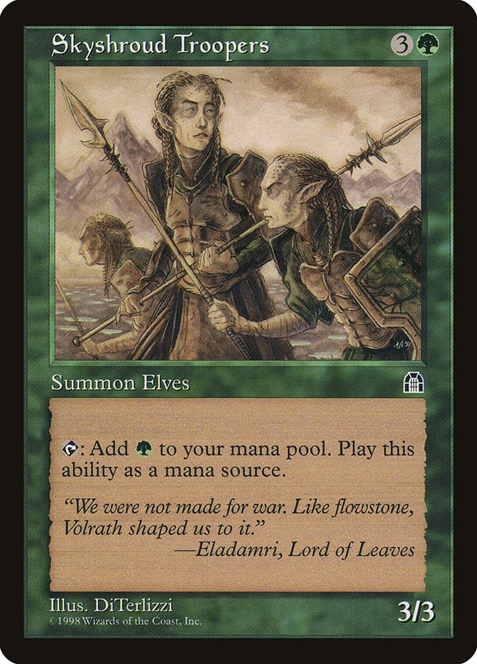 Skyshroud Troopers - Stronghold - Magic: The Gathering