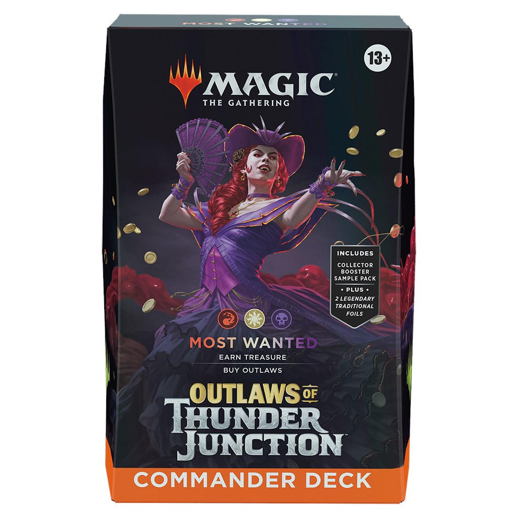 Outlaws of Thunder Junction Commander Deck - Most Wanted - Commander ...