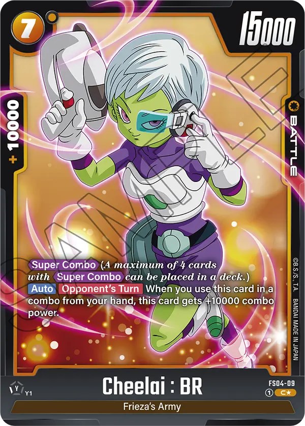 Cheelai : BR (Bonus Pack Alternate Art) - Starter Deck 4: Frieza ...