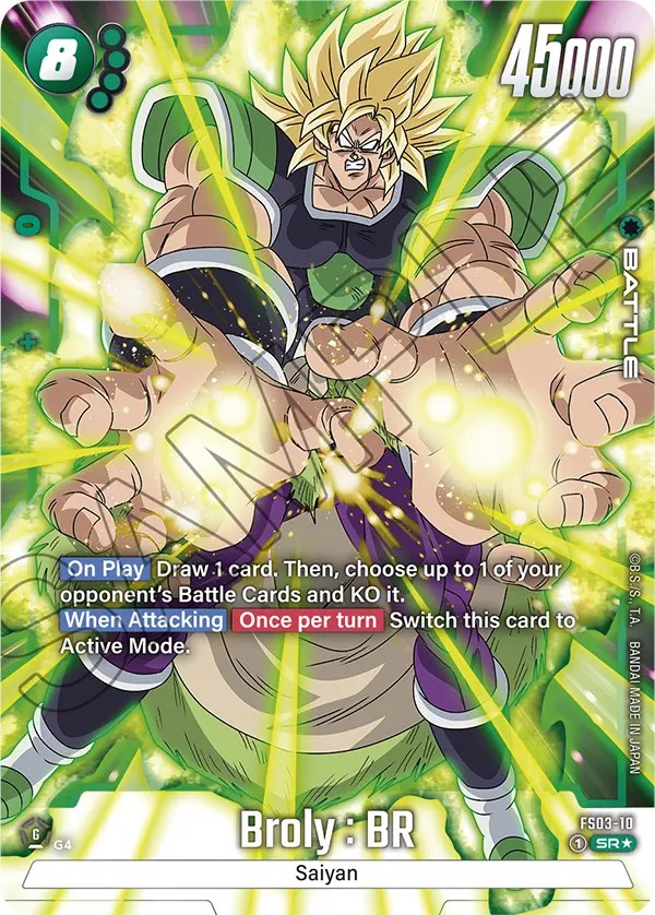 Broly : BR (Bonus Pack Alternate Art) - Starter Deck 3: Broly - Dragon ...