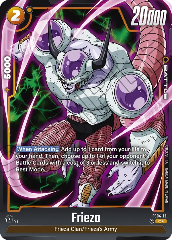 Frieza - FS04-12 (Bonus Pack Alternate Art) - Starter Deck 4: Frieza ...