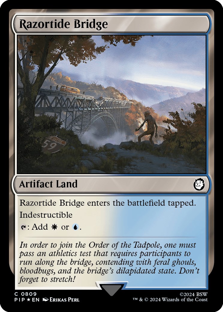 Razortide Bridge (Surge Foil) - Universes Beyond: Fallout - Magic: The ...