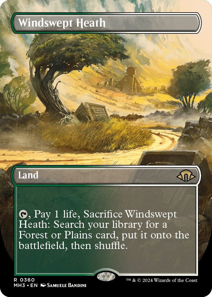 Windswept Heath (Borderless) - Modern Horizons 3 - Magic: The Gathering