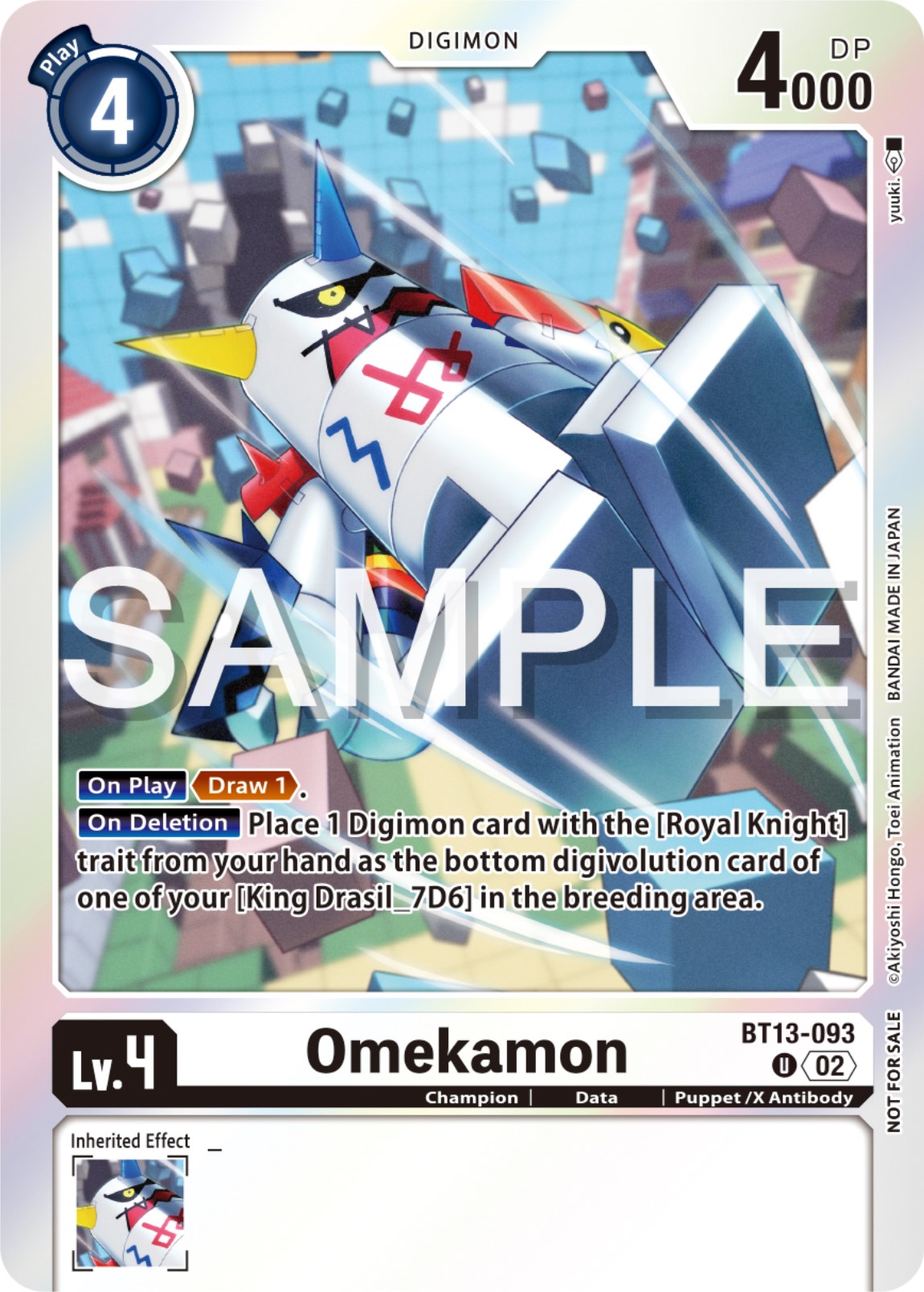 Omekamon (Event Pack 6) - Versus Royal Knights - Digimon Card Game