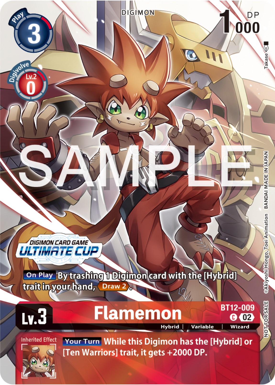 Flamemon (Ultimate Cup 2024) - Across Time - Digimon Card Game