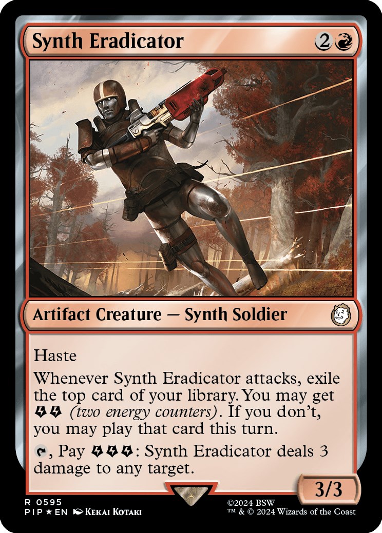 Synth Eradicator (Surge Foil) - Universes Beyond: Fallout - Magic: The ...