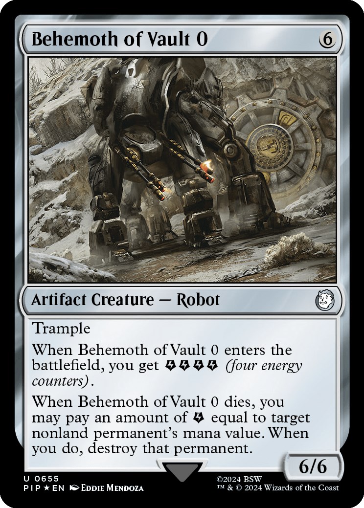 Behemoth of Vault 0 (Surge Foil) - Universes Beyond: Fallout - Magic ...