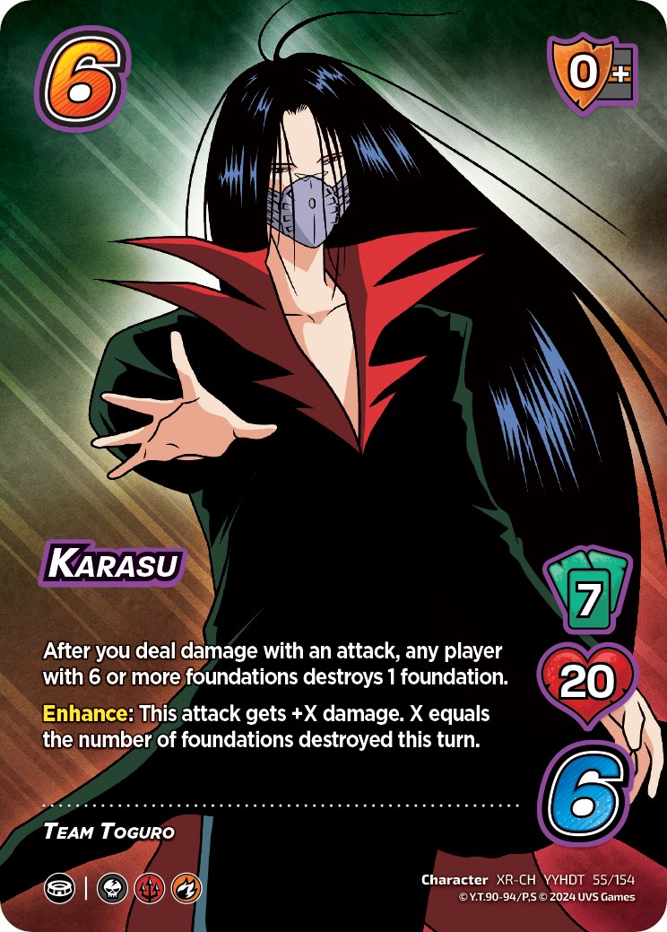 Karasu (XR) - Yu Yu Hakusho: Dark Tournament - UniVersus